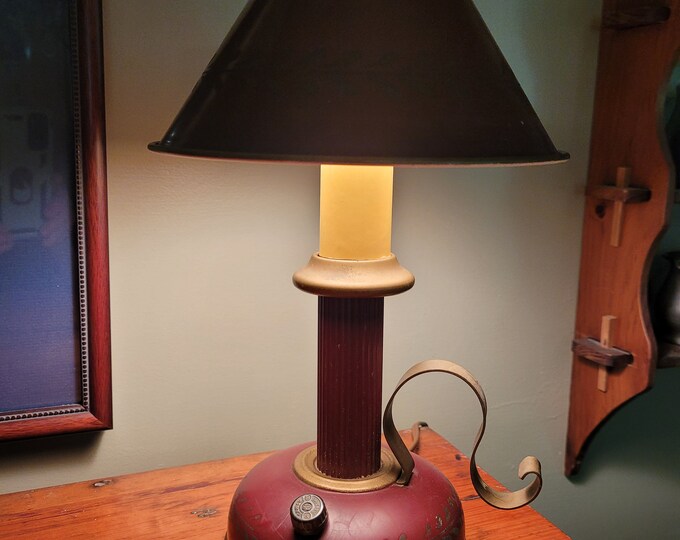 Vintage Toll Table Lamp - Etsy