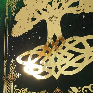 The World Tree Gold Foil Art Print | Gold Leaf Art Print | Foil Wall ...