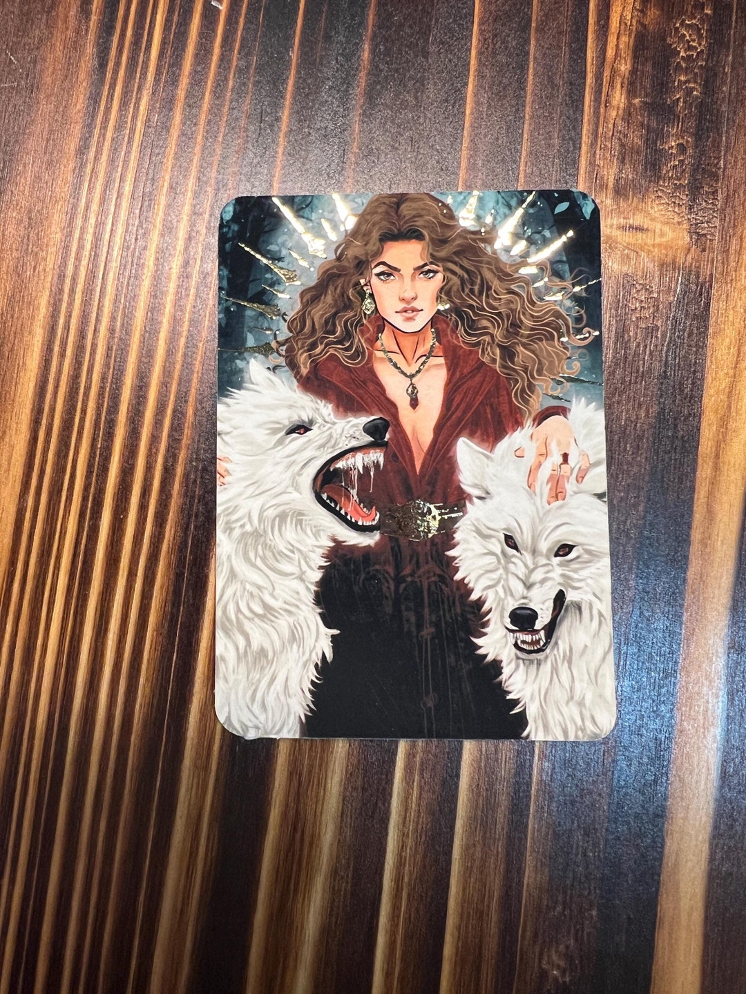 A Witch and Her Wolves Micro Art Print | Semirealistic Fine Art Print ...
