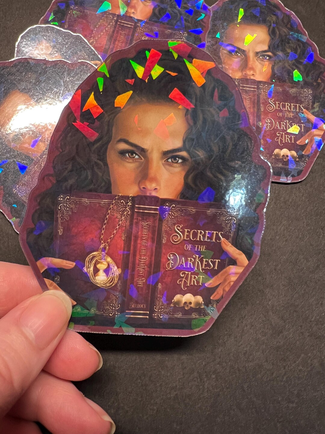 Holographic Light Icon Sticker | Character Sticker | Ereader Sticker - Etsy