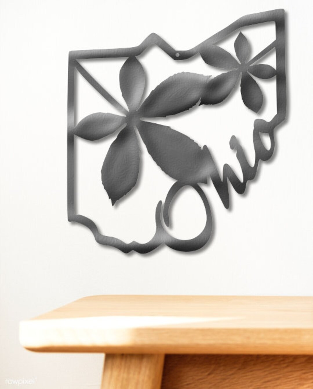 Ohio State Metal Sign - Southern Arc Designs - Ohio Sign - Personalized ...