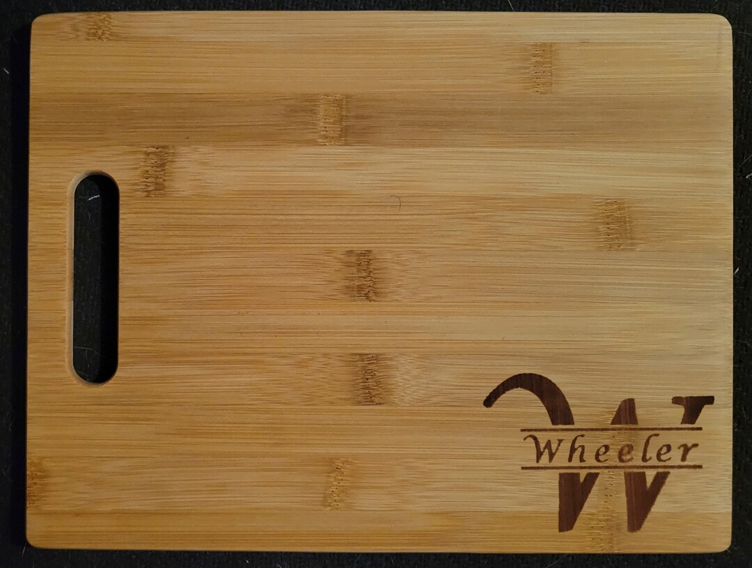 Custom Engraved Bamboo Cutting Boards - Etsy