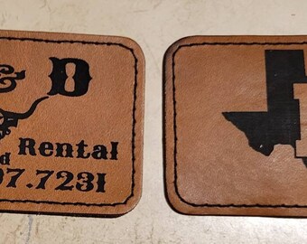 Elevate Your Style With Custom Engraved Leatherette Hat Patches - Etsy