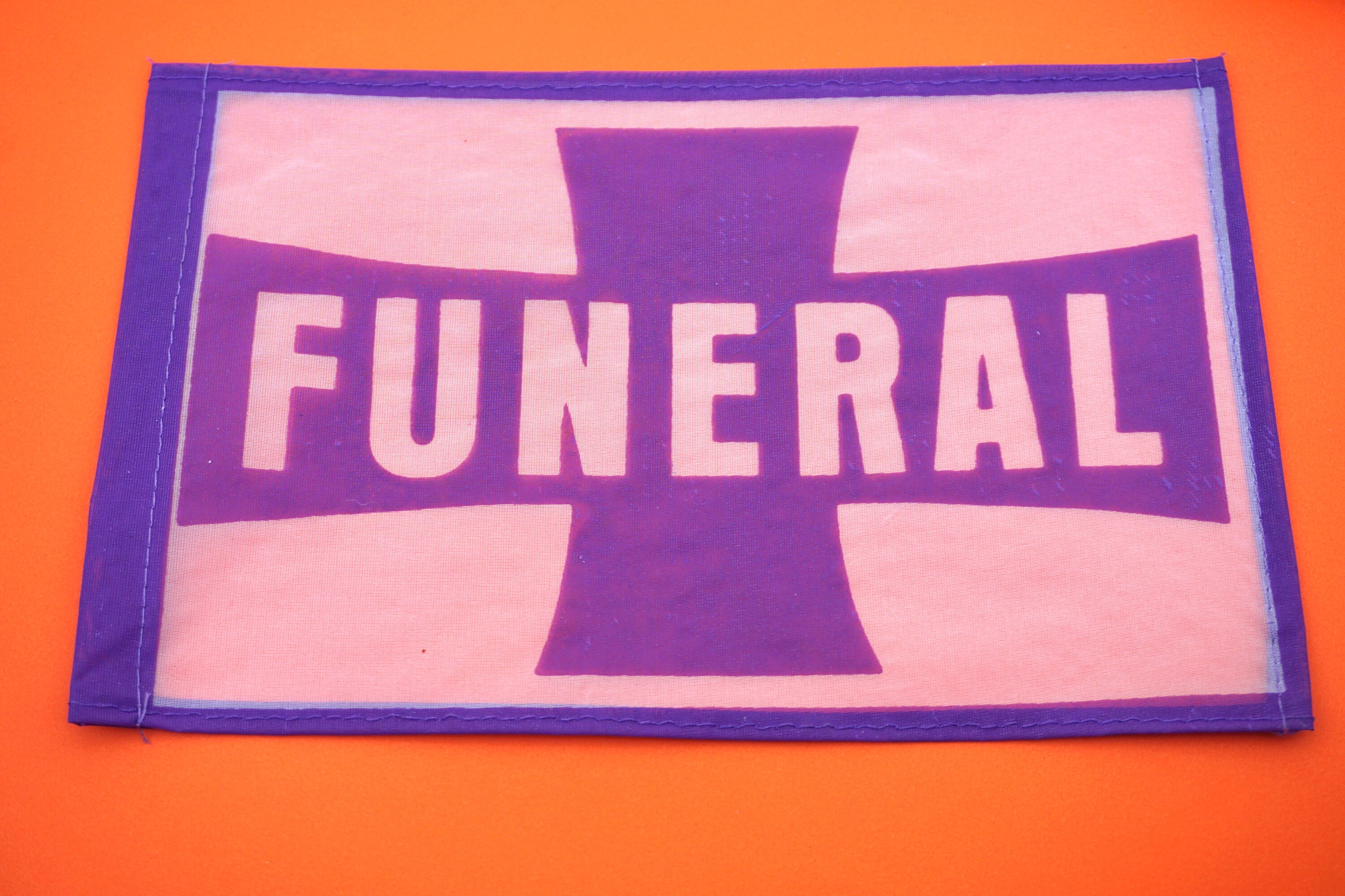Vintage Funeral Flag Hearse Car Procession Banner | Etsy