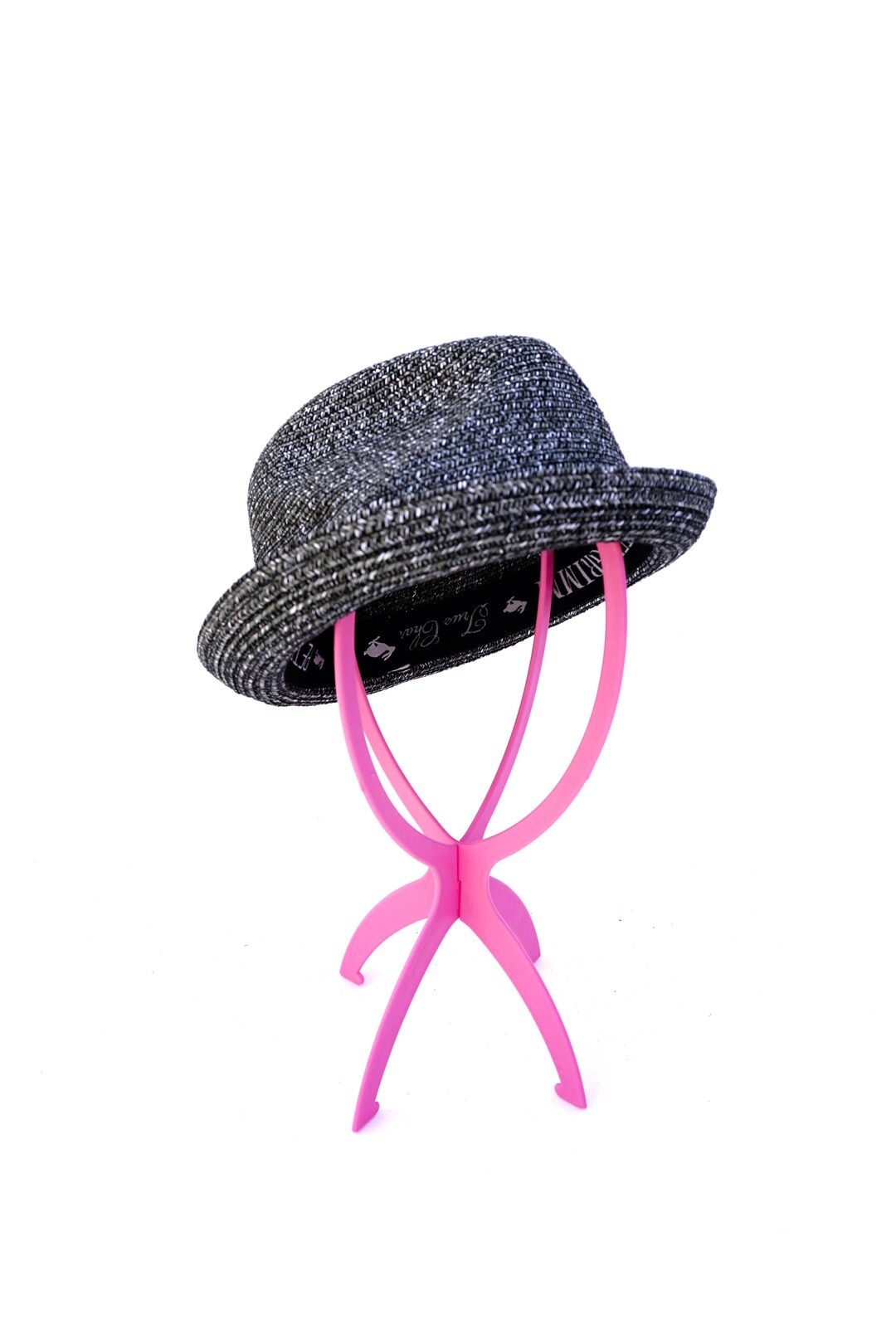 Vintage Hat Stand || Pink Plastic Freestanding Hat or Wig Display - Etsy