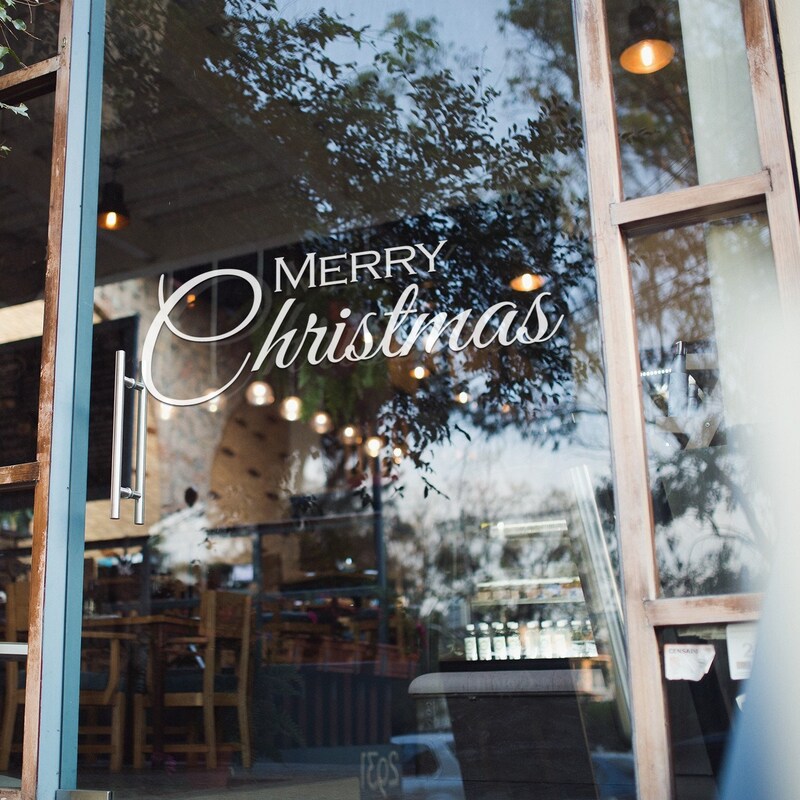 Holiday Window Decals - Etsy