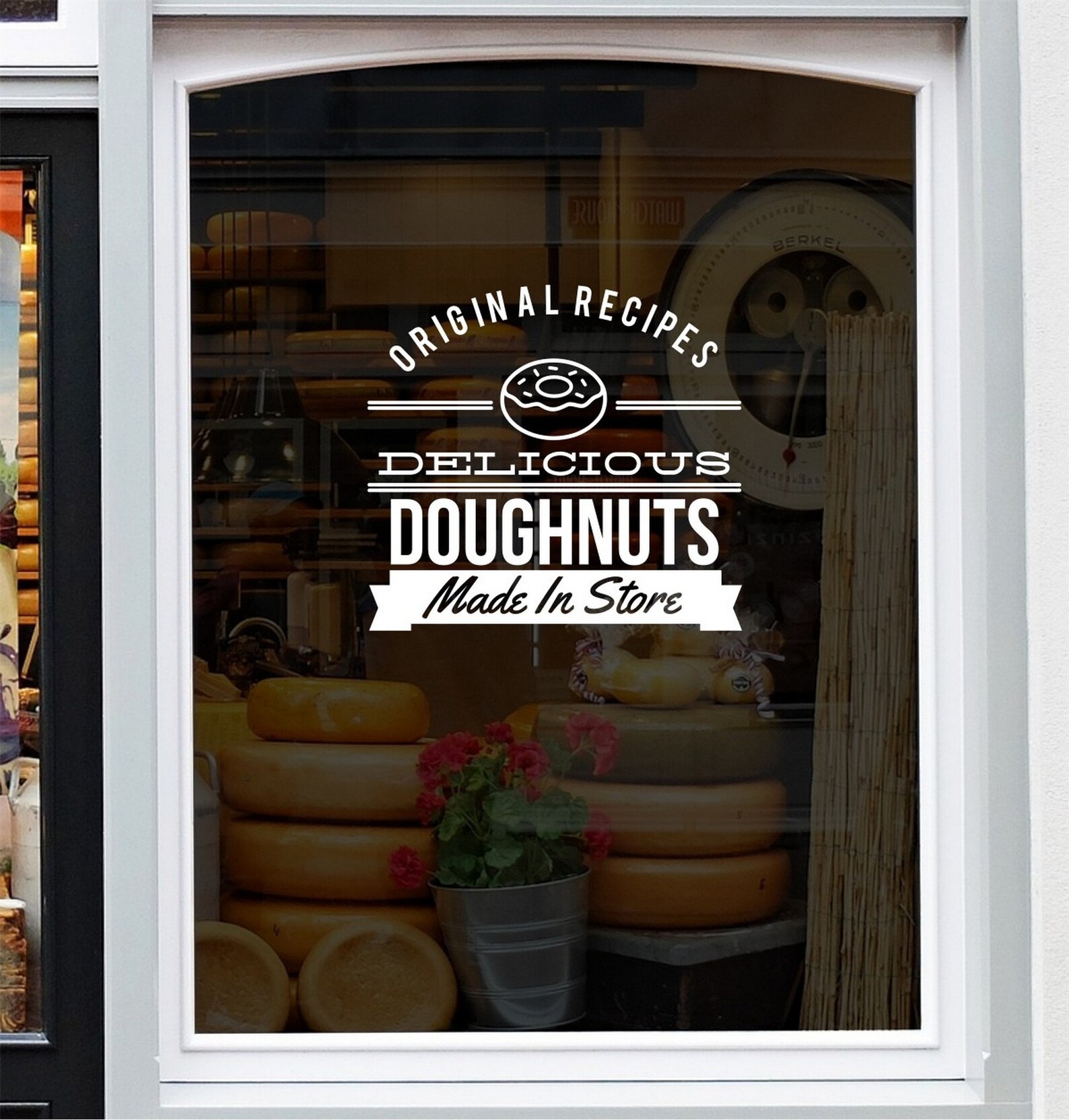 Bakery Shop Window Sticker Delicious Doughnuts Café Restaurant - Etsy