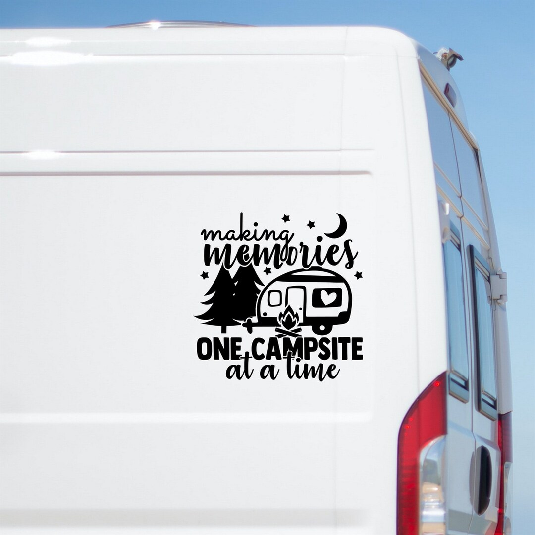 Camping Making Memories Sticker Large Caravan Stickers Travel ...
