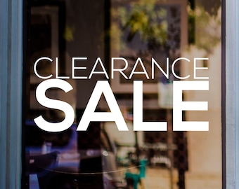 Sale Shop Window Sticker Retail Store Front Sale Display Vinyl Decal ...