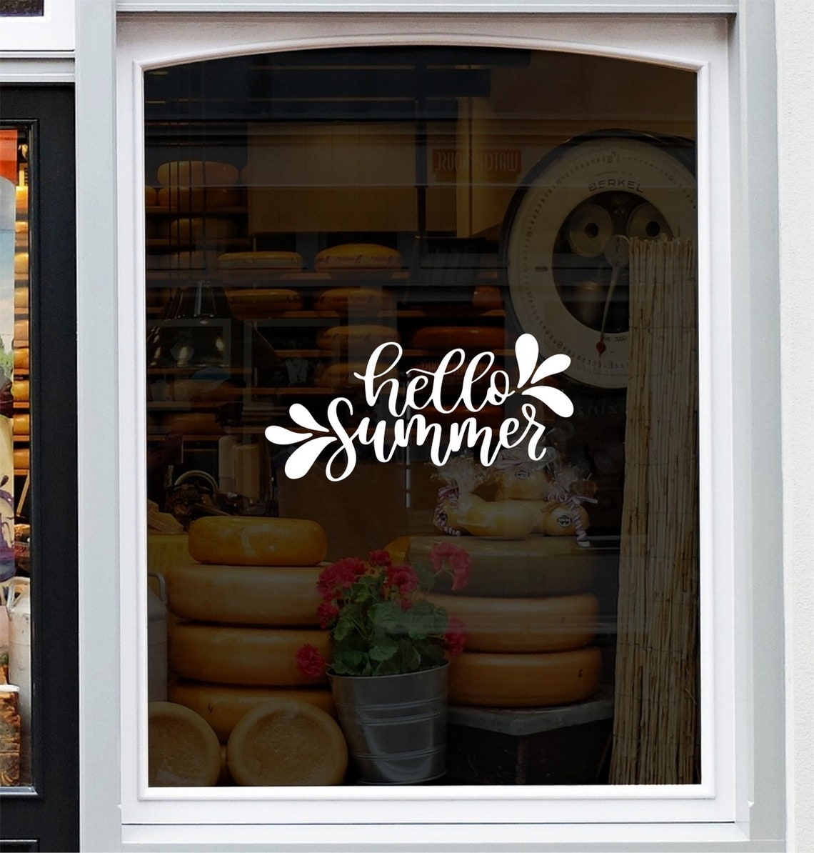 Hello Summer Shop Window Sticker Vinyl Decal Retail Display | Etsy