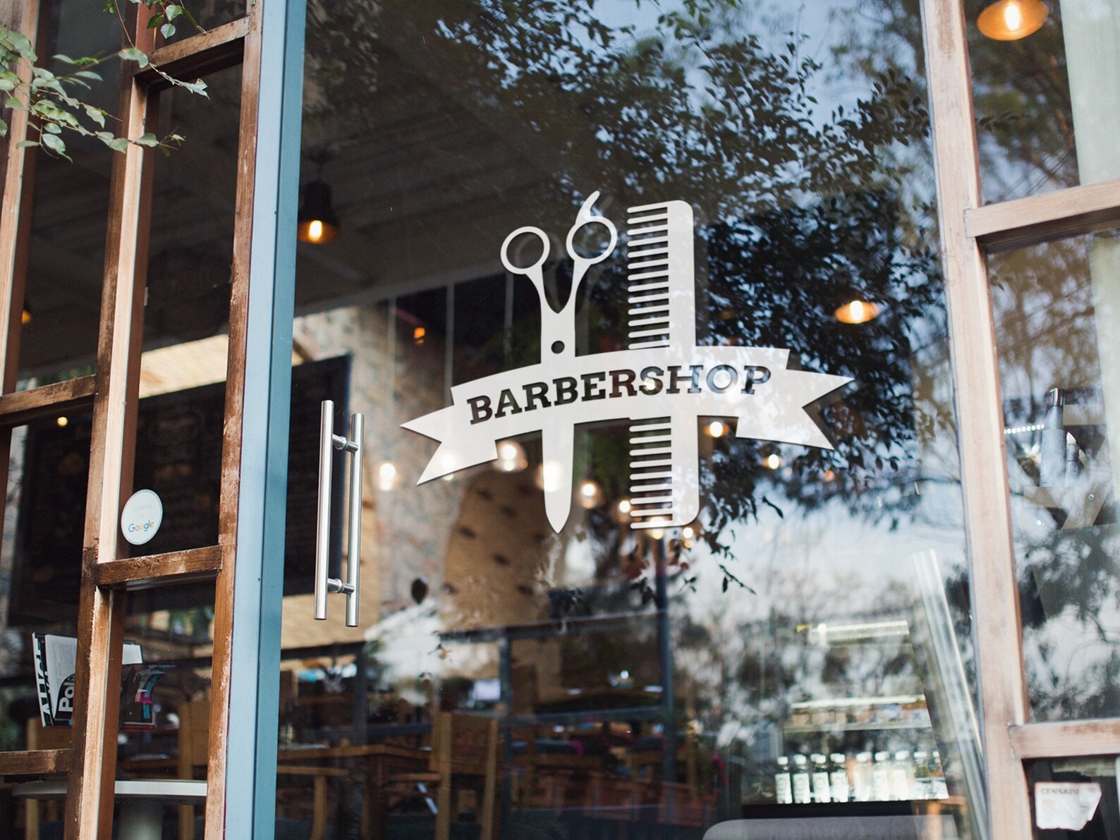 Barber Shop Window Sticker Barbershop Window Decal Display - Etsy UK
