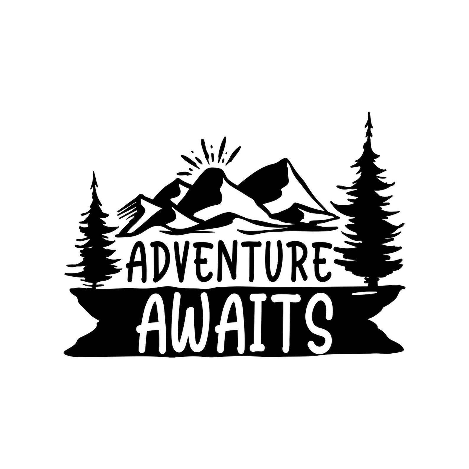 Adventure Awaits Sticker Large Caravan Motorhome Stickers RV - Etsy