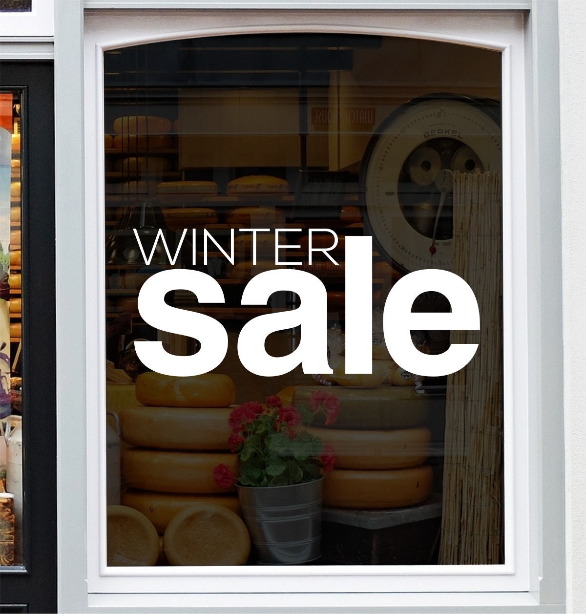 Winter Sale Shop Window Sticker Christmas Display Decal - Etsy UK