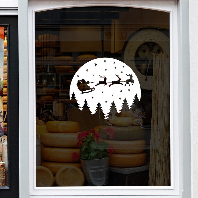 Christmas Window Decals - Etsy
