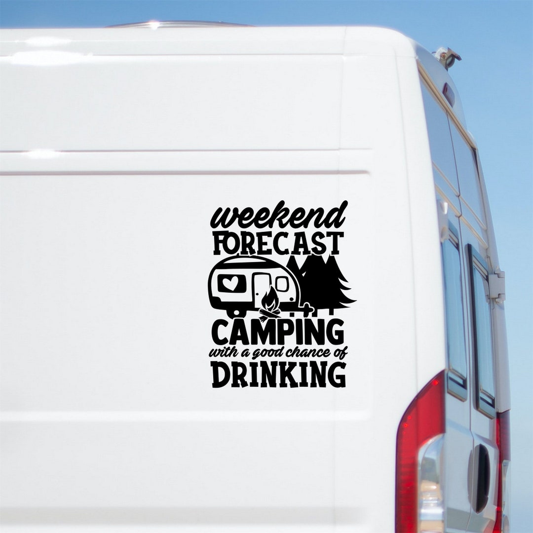 Camping Sticker Large Caravan Travel Travelling Stickers Motorhome RV ...