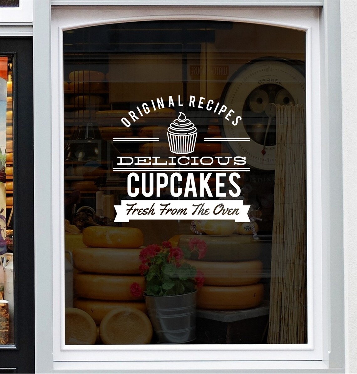 Bakery Shop Window Sticker Delicious Cupcakes Café Restaurant - Etsy