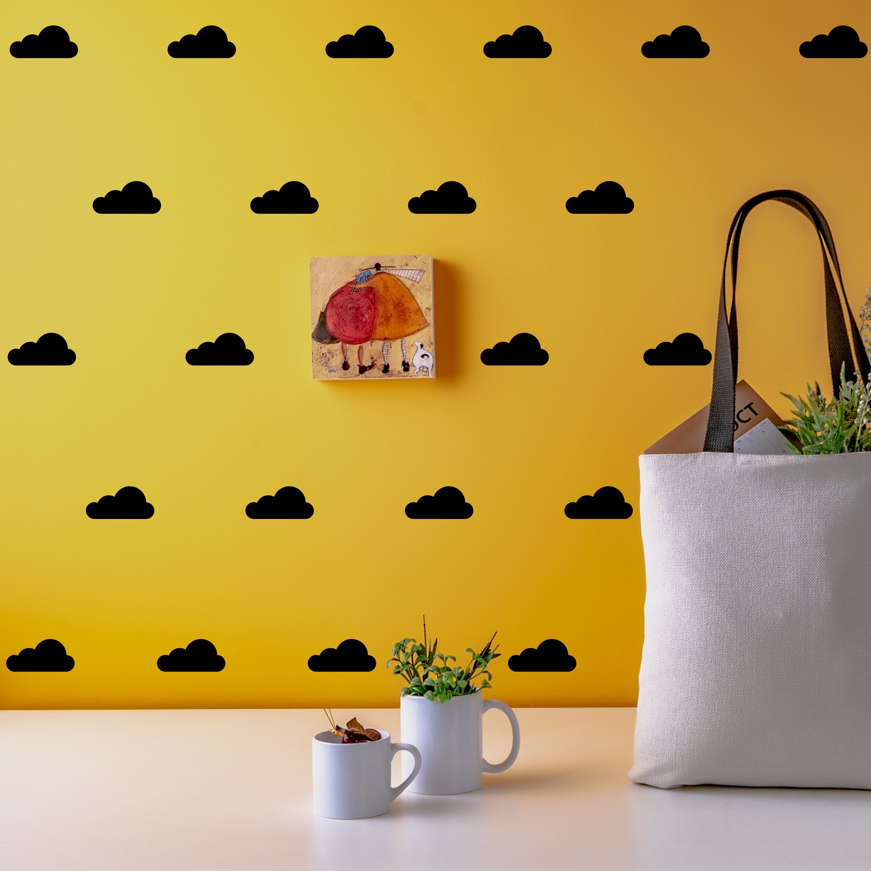 Cloud Wall Art Stickers Cloud Decals Cloud Wall Stickers | Etsy