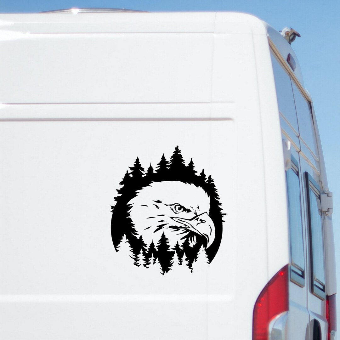 Eagle Large Sticker | Caravan Motorhome Camper Van Sticker | RV Truck ...