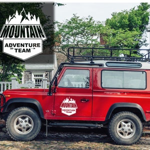 Mountain Adventure Team Decal / Adventure Explore Travel Sticker / Car ...