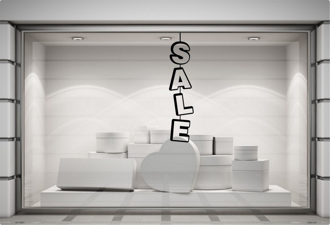 Sale Shop Window Sticker Retail Store Front Sale Display Vinyl - Etsy UK