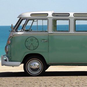 Surfing Sticker, Large Caravan Motorhome Stickers, Surfing Stickers, RV ...