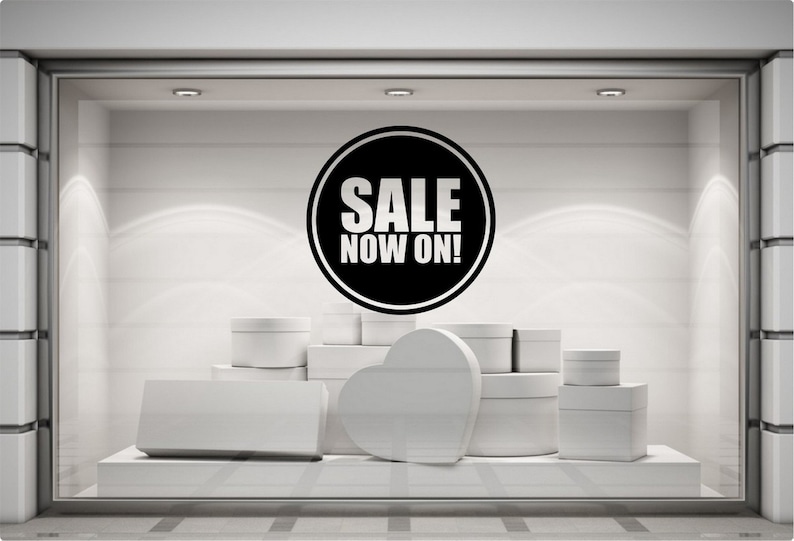 Sale Now on Shop Window Sticker Vinyl Decal Retail Display - Etsy UK