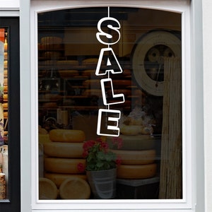 Sale Shop Window Sticker Retail Store Front Sale Display Vinyl Decal - Etsy
