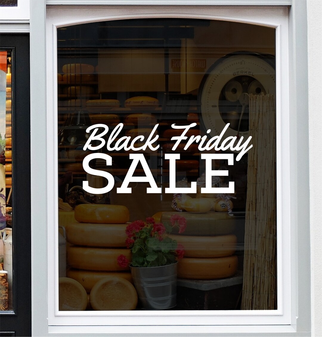 Black Friday Shop Window Sticker Retail Sale Display Decoration Self ...
