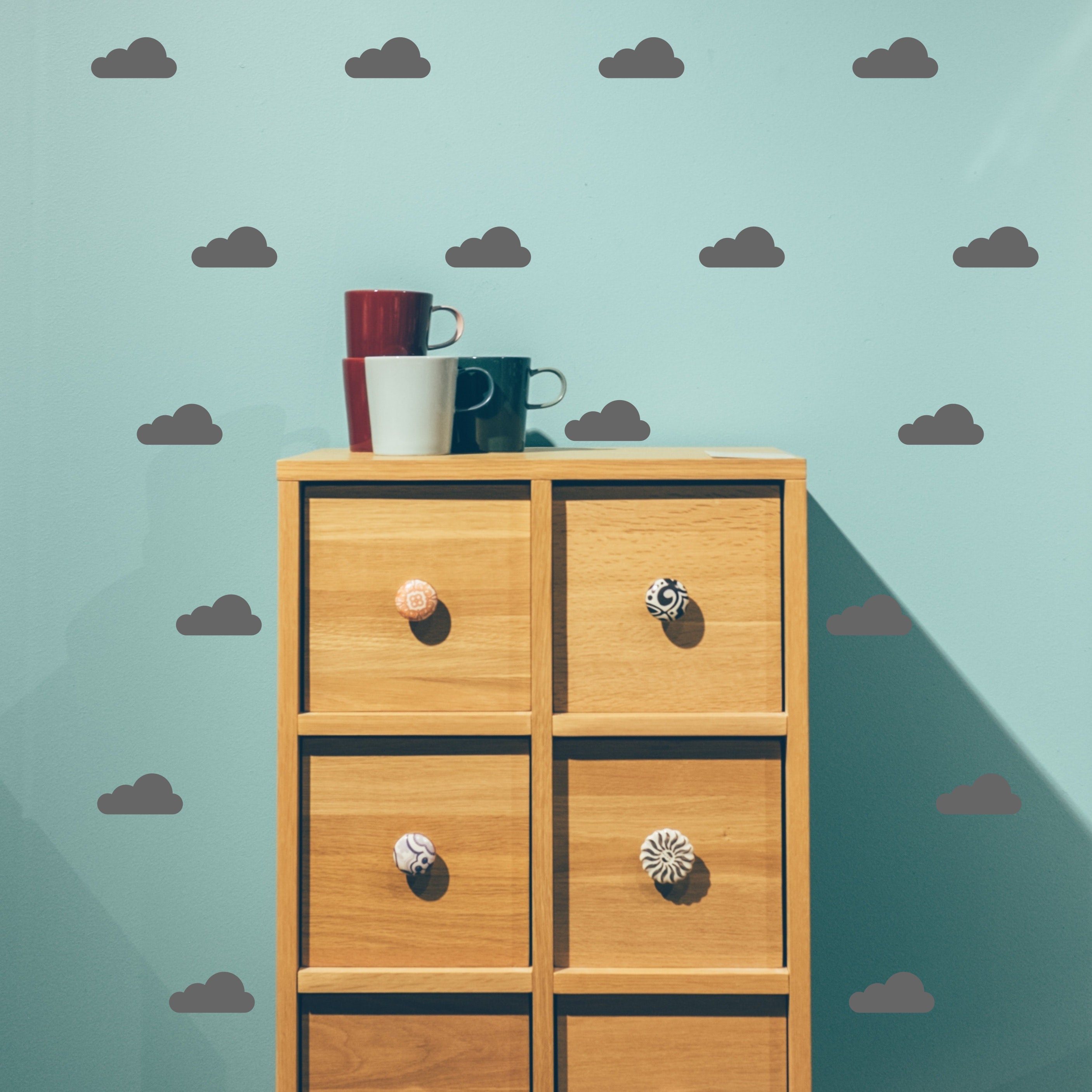 Cloud Wall Art Stickers Cloud Decals Cloud Wall Stickers | Etsy