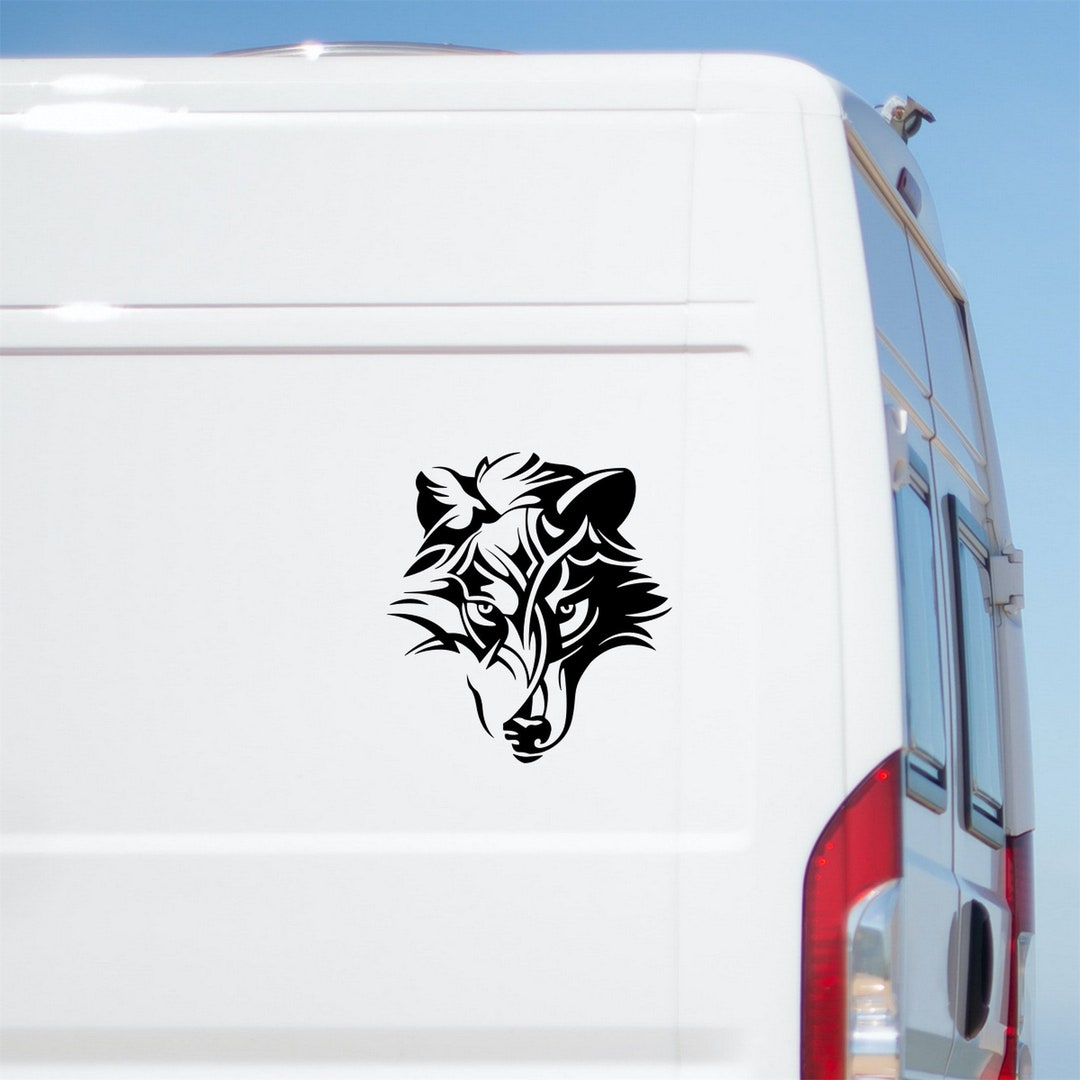 Wolf Head Vinyl Decal: RV, Truck, Car, Horsebox Stickers - Etsy