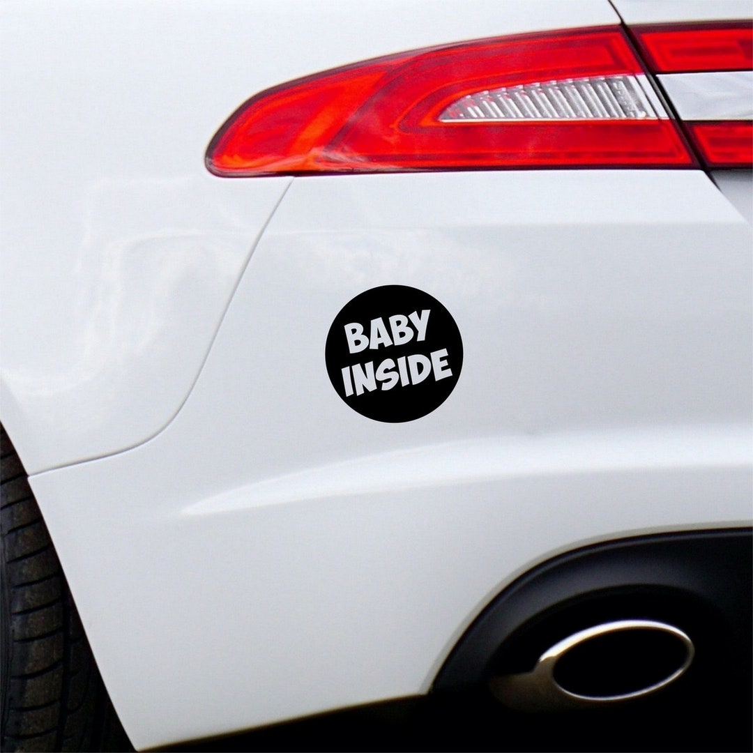 Baby Inside Car Sticker Child Children Babies on Board Safety Warning ...