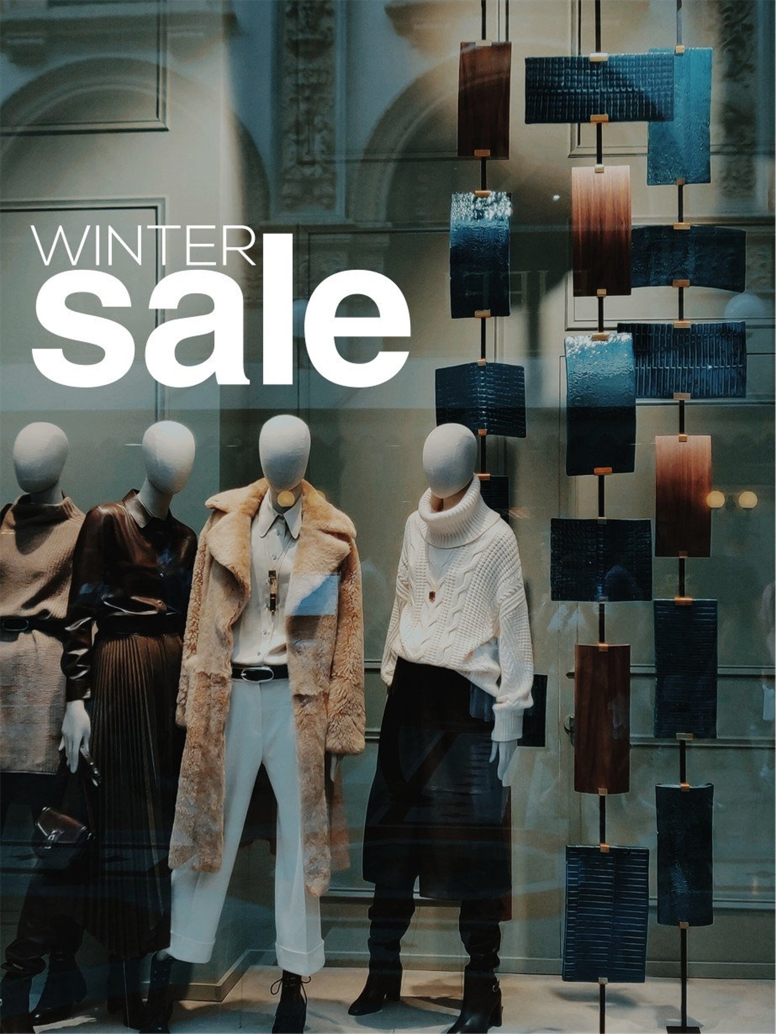 Winter Sale Shop Window Sticker Christmas Display Decal - Etsy UK