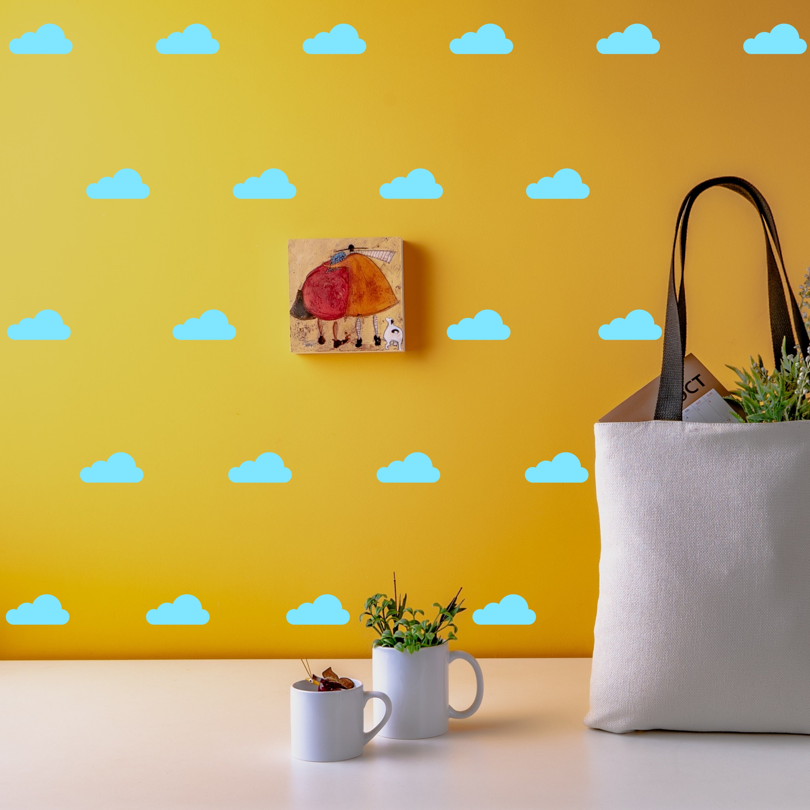 Cloud Wall Art Stickers Cloud Decals Cloud Wall Stickers | Etsy