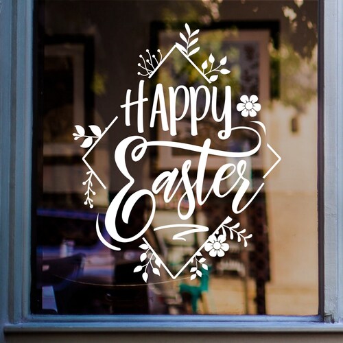 Hello Spring Shop Window Sticker Vinyl Decal Retail Display - Etsy