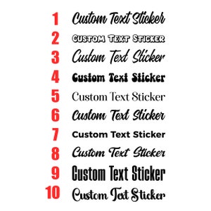 Personalised Car Stickers | Custom Vinyl Decals | Car Van Truck Camper ...