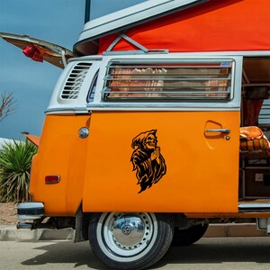 Grim Reaper Skull Skeleton Sticker Large Caravan Motorhome Stickers RV ...