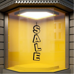 Sale Shop Window Sticker Retail Store Front Sale Display Vinyl Decal - Etsy