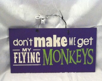 Flying Monkeys Sign - Etsy