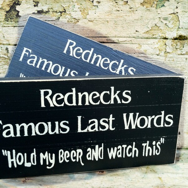 Rednecks Sign - Etsy
