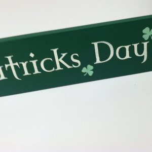 Happy St. Patrick's Day Painted Wood Sign/ St. - Etsy