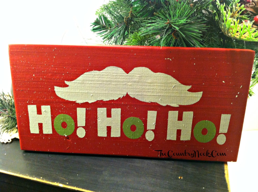 HO HO HO Sign - Etsy
