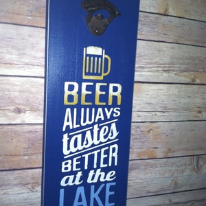 BEER Always Taste Better at the LAKE BEACH River Cottage - Etsy