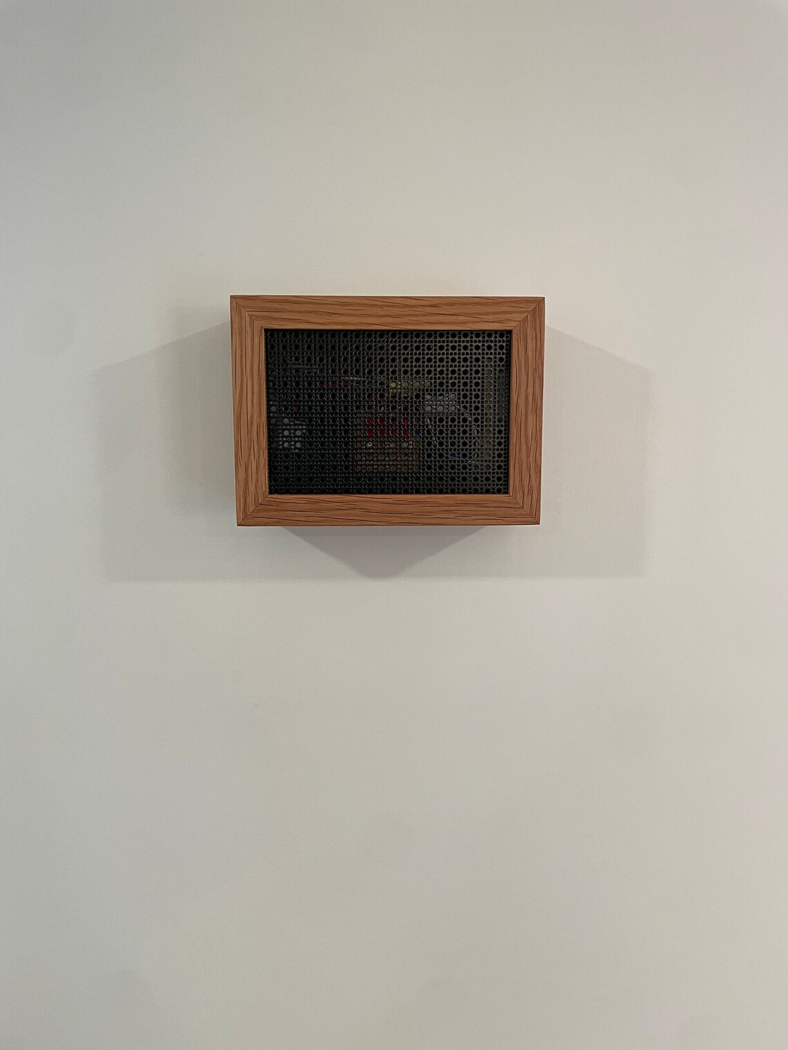 Solid White Oak Doorbell Cover With Black Detail Handcrafted Fully ...