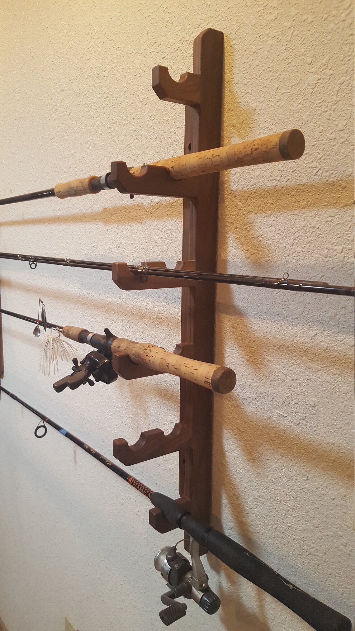 Fly Fishing Rack Fishing Rod Holder Fishing Rod Rack | Etsy