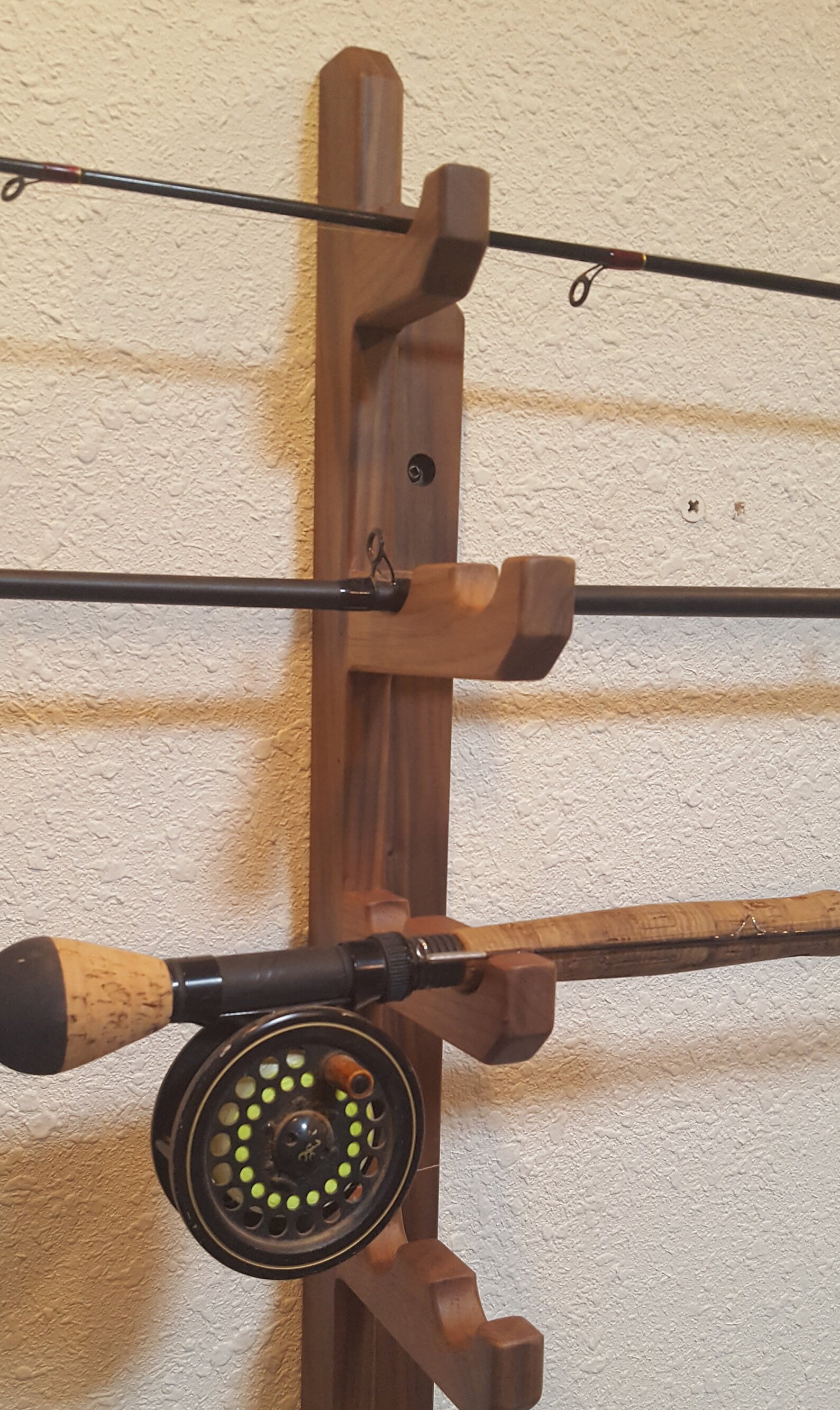 Fly Fishing Rack - Fishing Rod Holder - Fishing Rod Rack - Fishing Pole ...