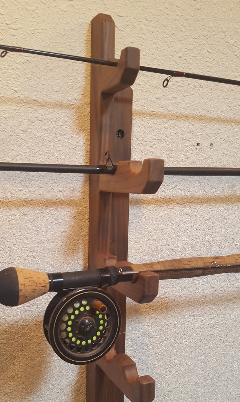 Fly Fishing Rack Fishing Rod Holder Fishing Rod Rack Fishing Pole ...
