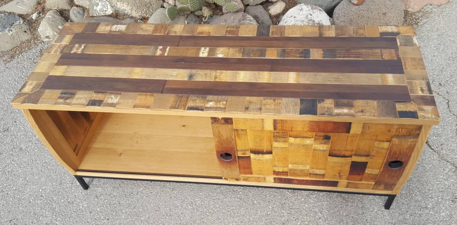 Wine Barrel Entertainment - Console Cabinet - Media Console - TV Stand ...