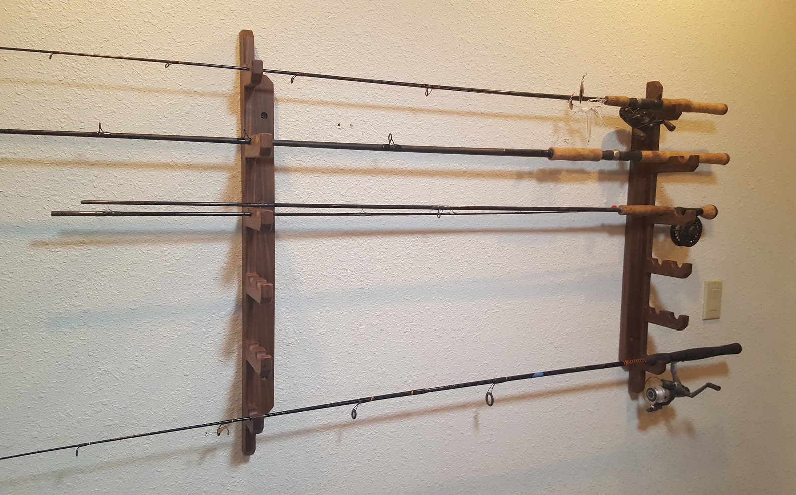 Fly Fishing Rack - Fishing Rod Holder - Fishing Rod Rack - Fishing Pole ...