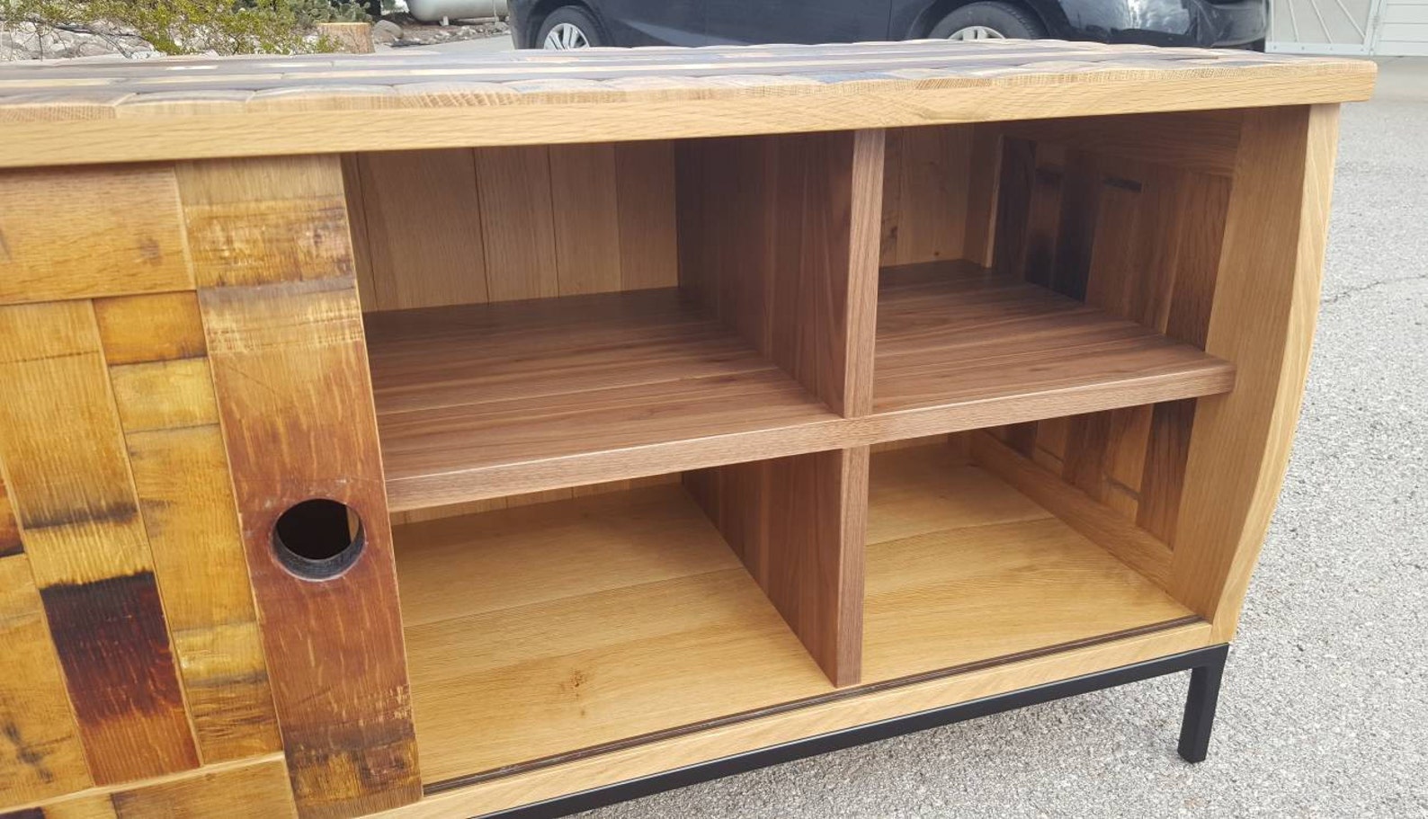 Wine Barrel Entertainment - Console Cabinet - Media Console - TV Stand ...