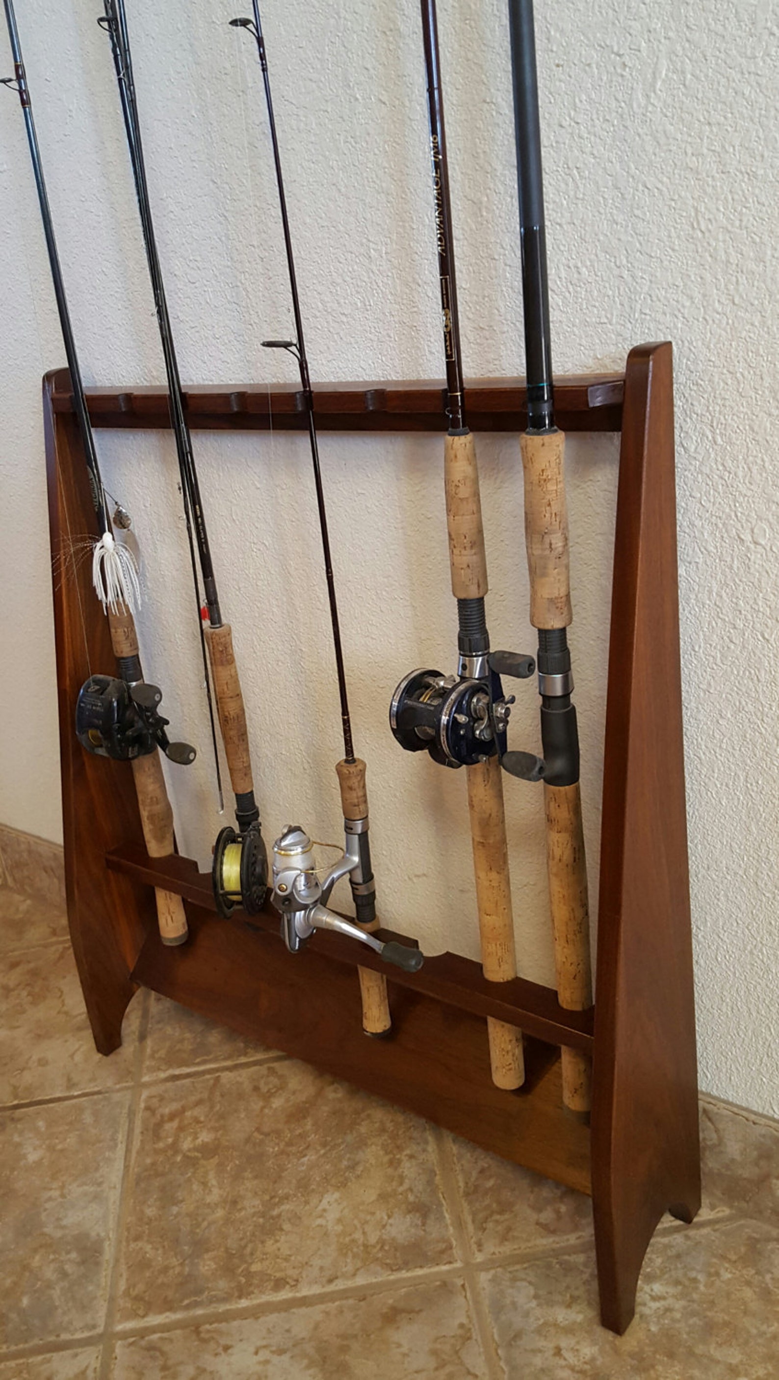 Fishing Rod Holder - Deep Sea Rod Rack - Large Rod Holder - Saltwater ...
